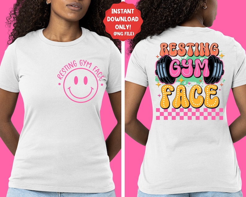 Resting Gym Face Png Sublimation Design Download, Fitness Png, Gym Love ...