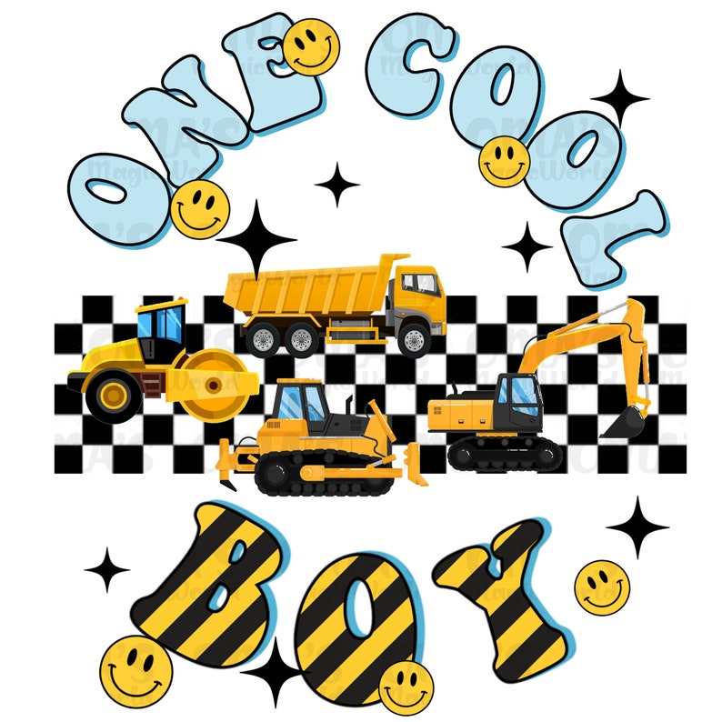 One Cool Boy Png Sublimation Design Download, Birthday Png, Birthday ...