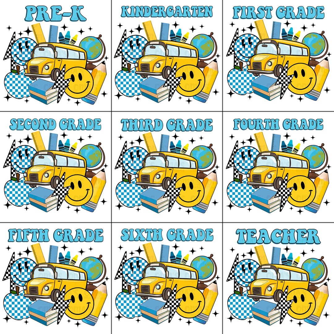 Back to School Bundle Png, Back to School Png, School Png, School Vibes ...