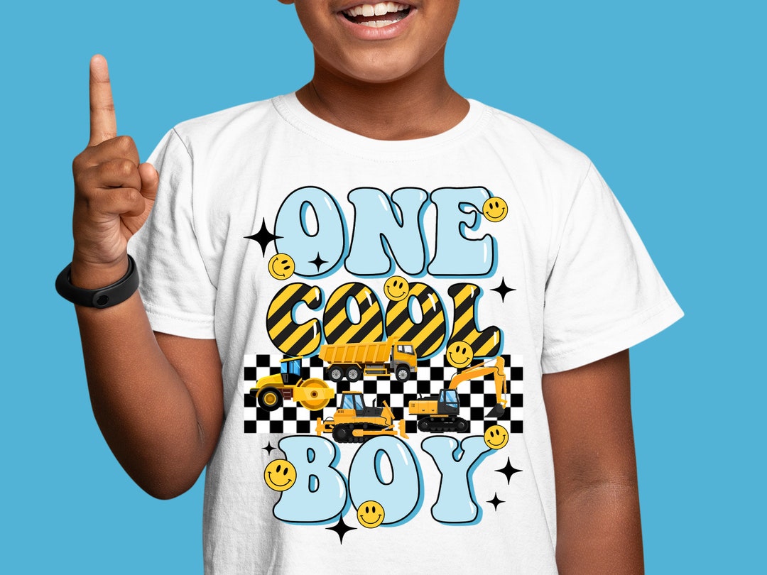 One Cool Boy Png Sublimation Design Download, Birthday Png, Birthday ...