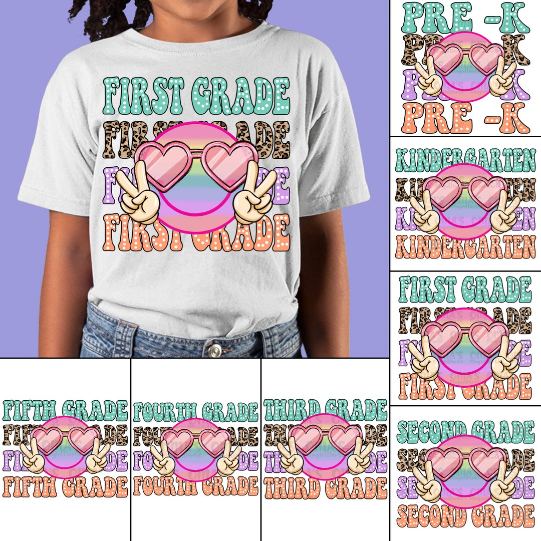 Retro Back to School Bundle Png, Back to School Png, School Png, School ...