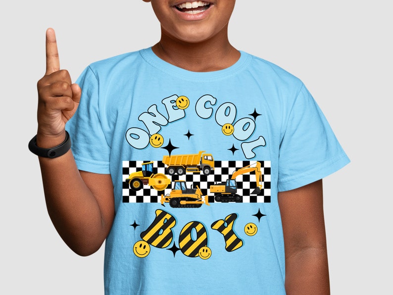 One Cool Boy Png Sublimation Design Download, Birthday Png, Birthday ...