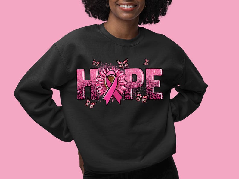 Hope Png Sublimation Design Download, Breast Cancer Awareness Png ...