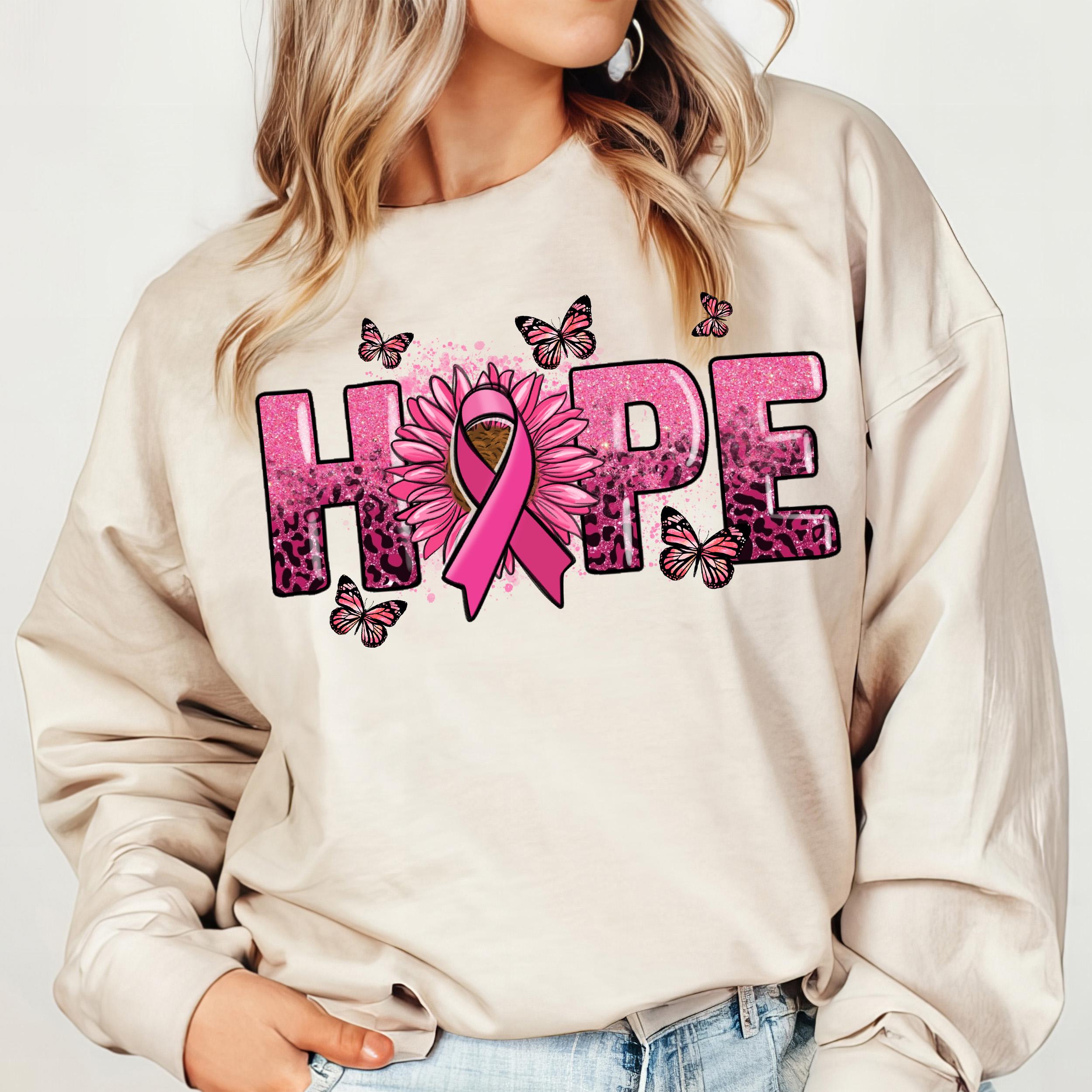 Hope Png Sublimation Design Download, Breast Cancer Awareness Png ...
