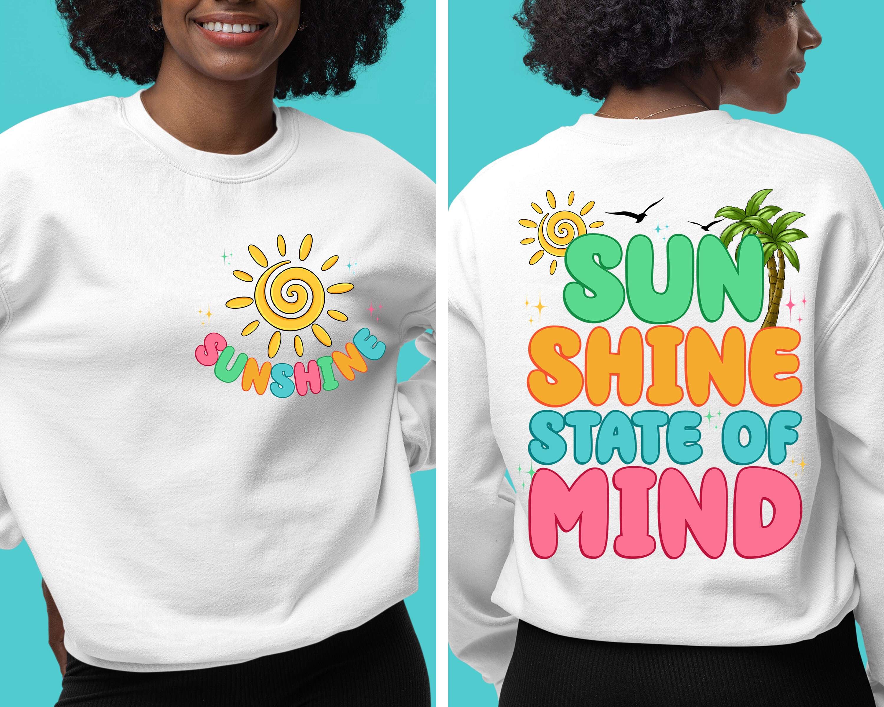 Sunshine State of Mind Png Sublimation Design Download, Hello Summer ...