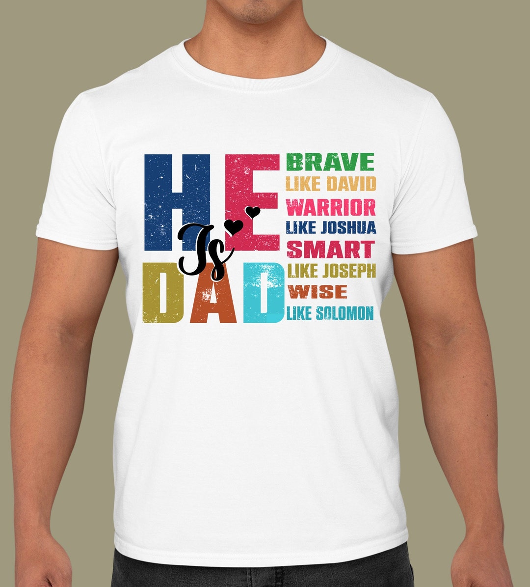 He is Dad Png Sublimation Design Download, Happy Father's Day Png, Dad ...