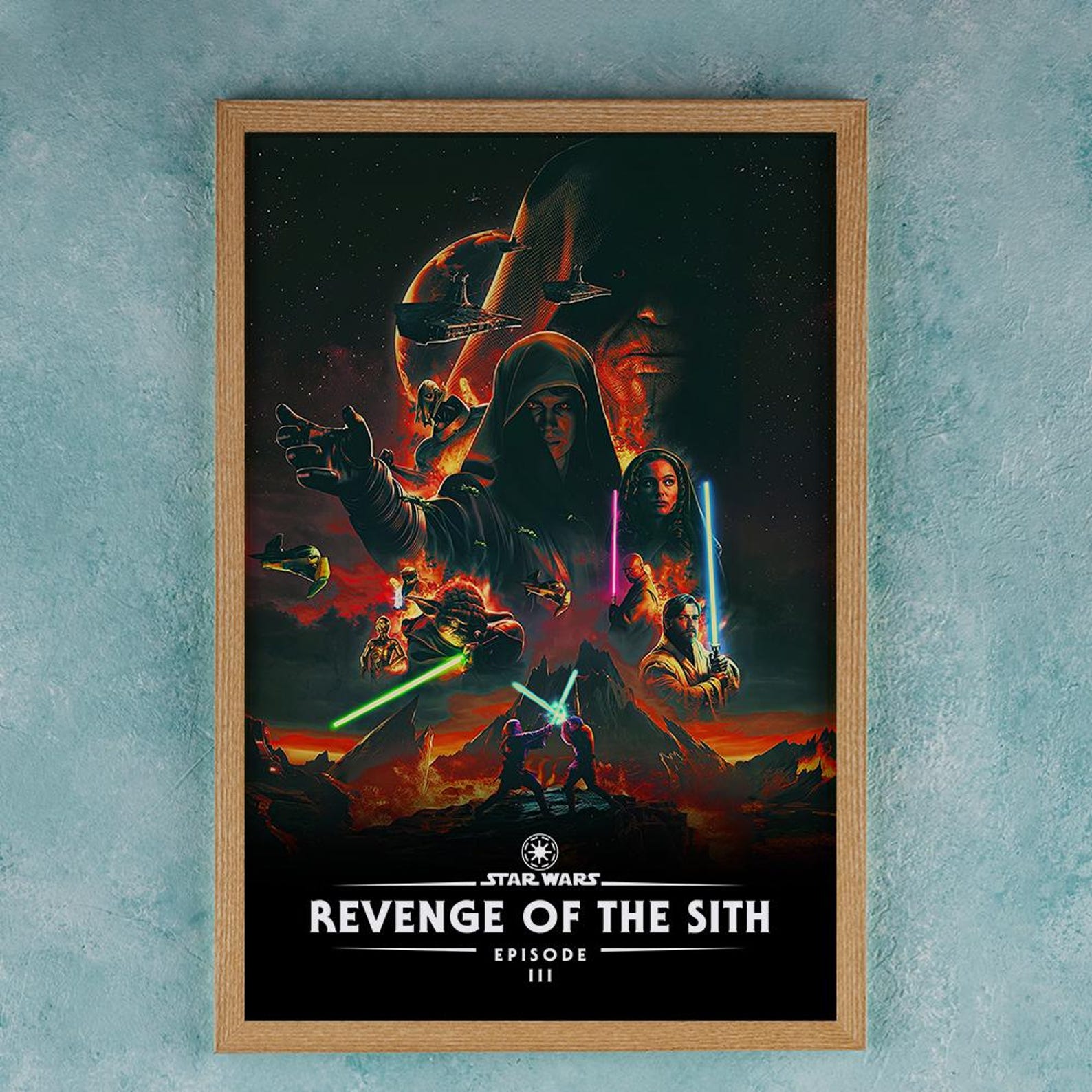 Revenge of the Sith 20th Anniversary Poster Wall Art Decor Room Decor ...