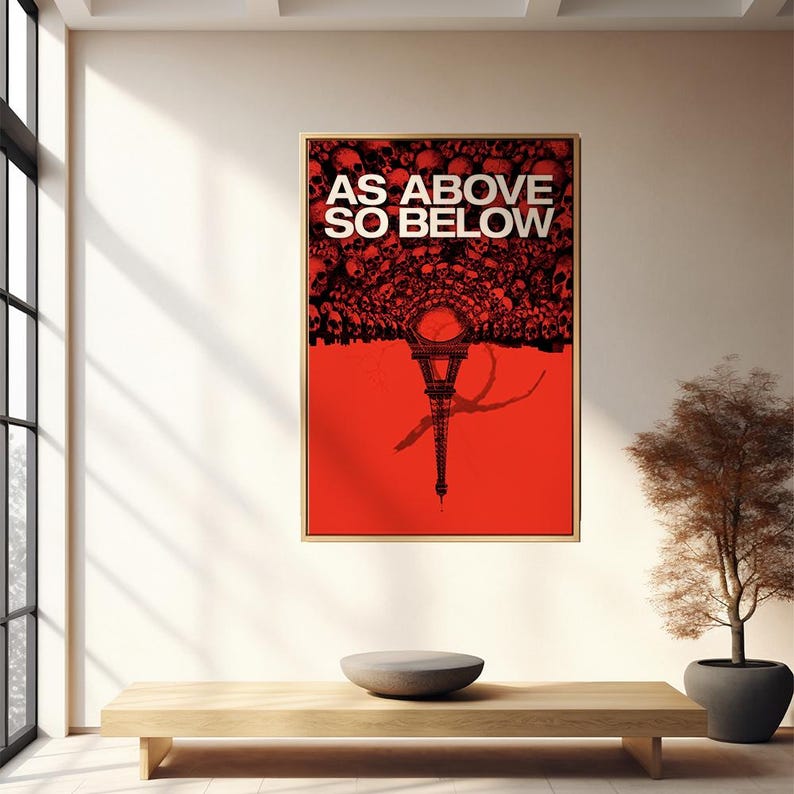 As Above, so Below Movie Poster Wall Art Decor Room Decor Film Poster ...