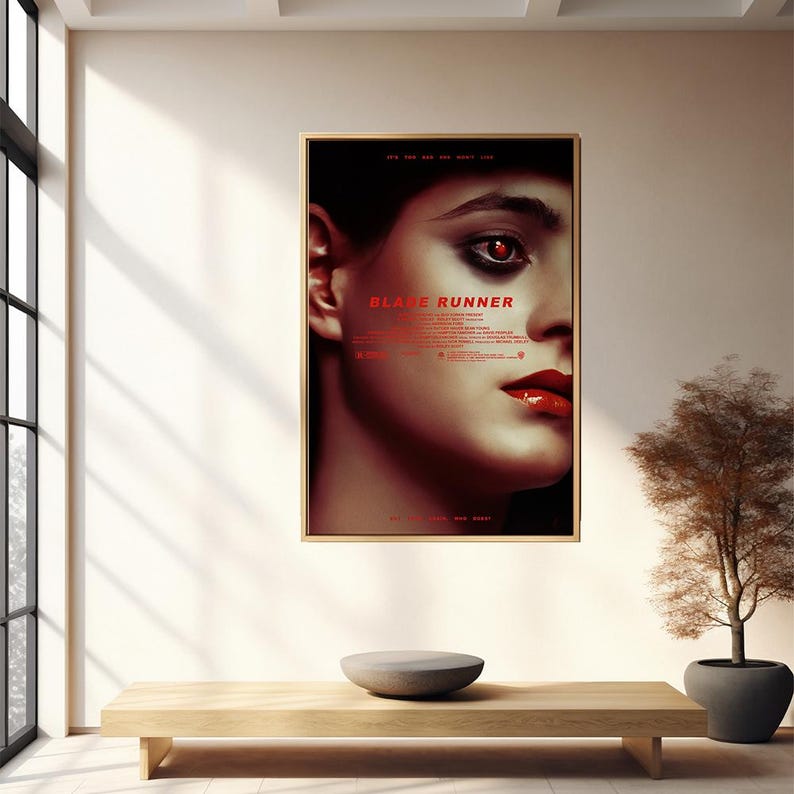 Blade Runner 1982 Movie Poster Wall Art Decor Room Decor Film Poster ...