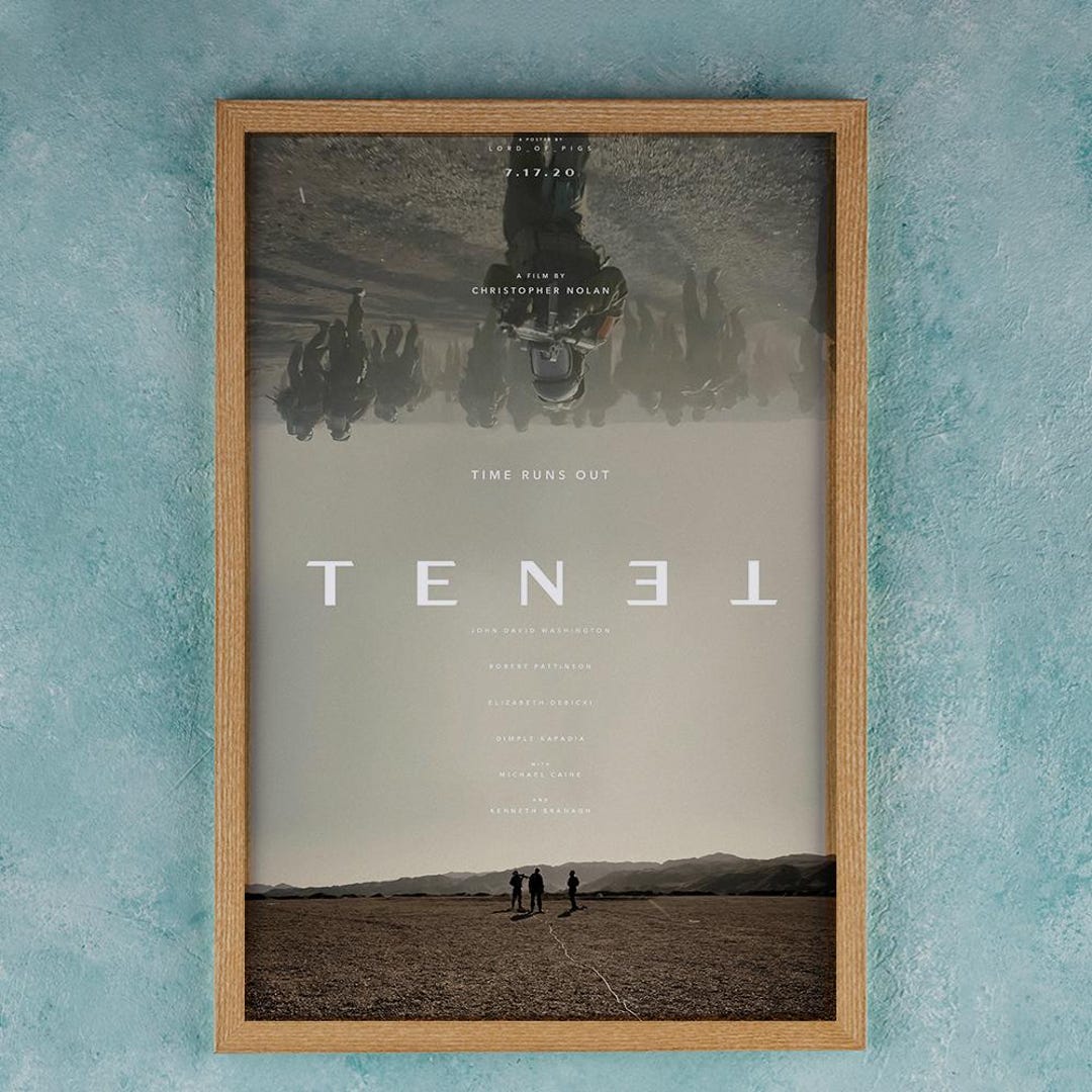 TENET Movie Poster Wall Art Decor Room Decor Film Poster Collectibles ...