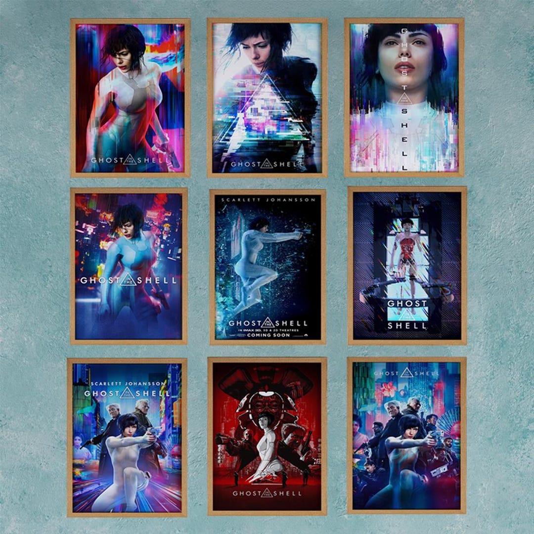 Ghost in the Shell 2017 Movie Poster Wall Art Decor Rome Decor Film ...