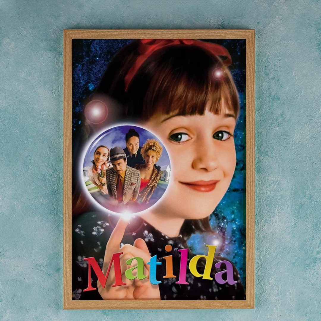 Matilda Movie Poster Wall Art Decor Rome Decor Film Poster Collectibles ...