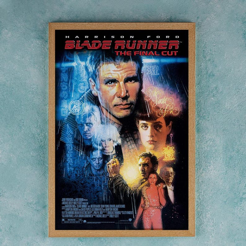 Blade Runner 1982 Movie Poster Wall Art Decor Room Decor Film Poster ...