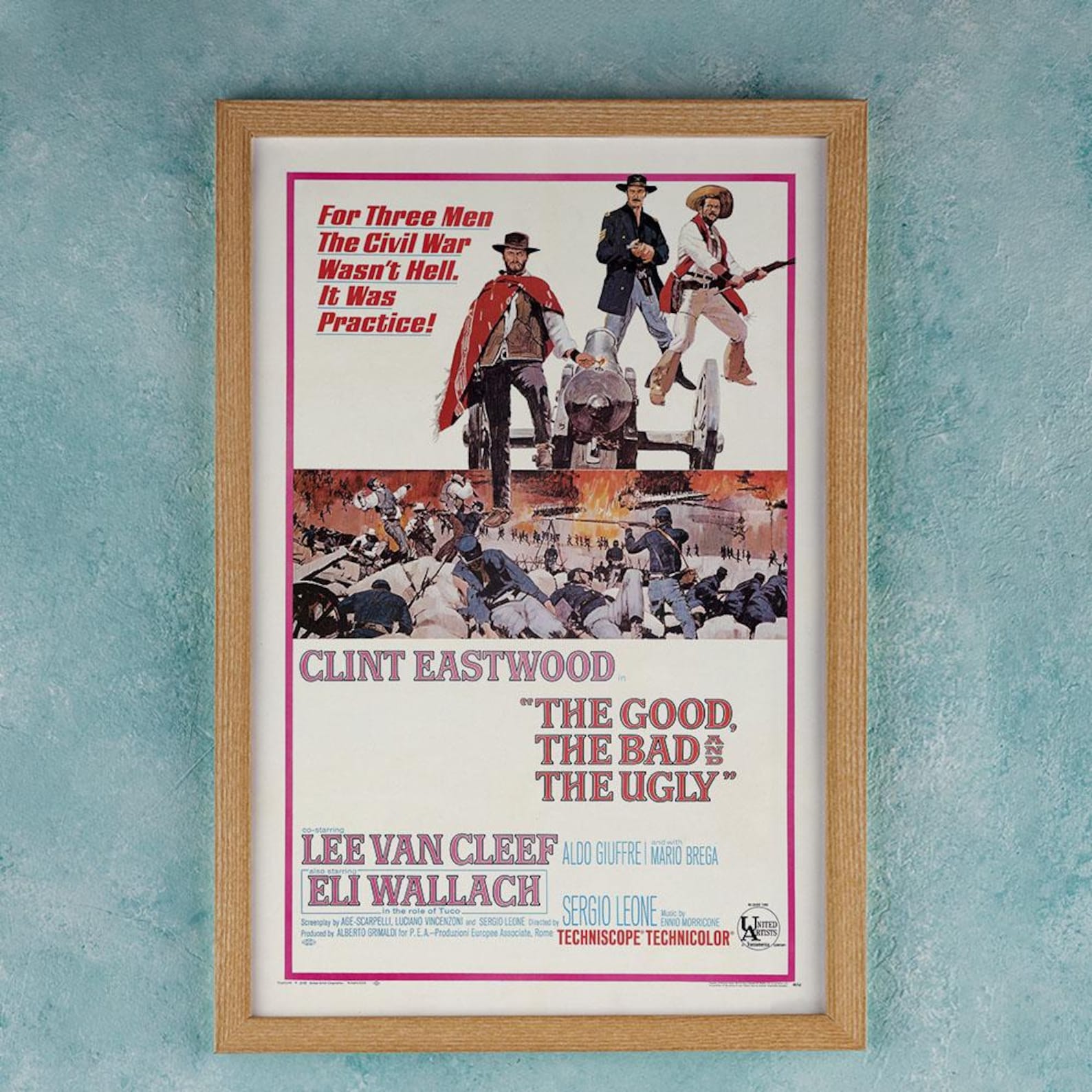 The Good the Bad and the Ugly 1966 Movie Poster Wall Art Decor Room ...
