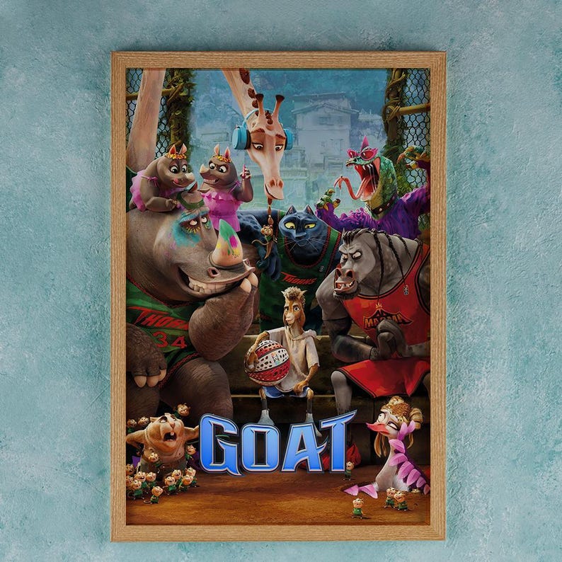 GOAT (2026) Movie Poster Wall Art Decor Rome Decor Film Poster ...