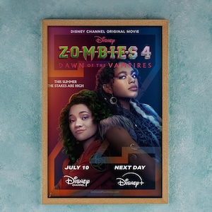 Zombies 4 Dawn of the Vampires 2025 Movie Poster Wall Art Decor Rome ...