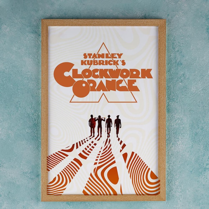 A Clockwork Orange Movie Poster Wall Art Decor Room Decor Film Poster ...