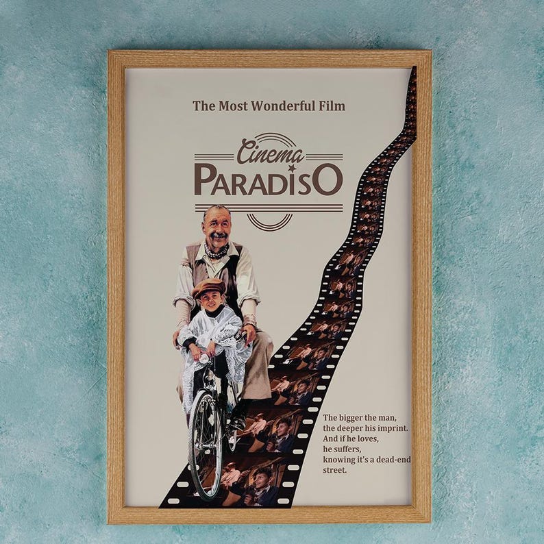 Cinema Paradiso Movie Poster Wall Art Decor Room Decor Film Poster ...