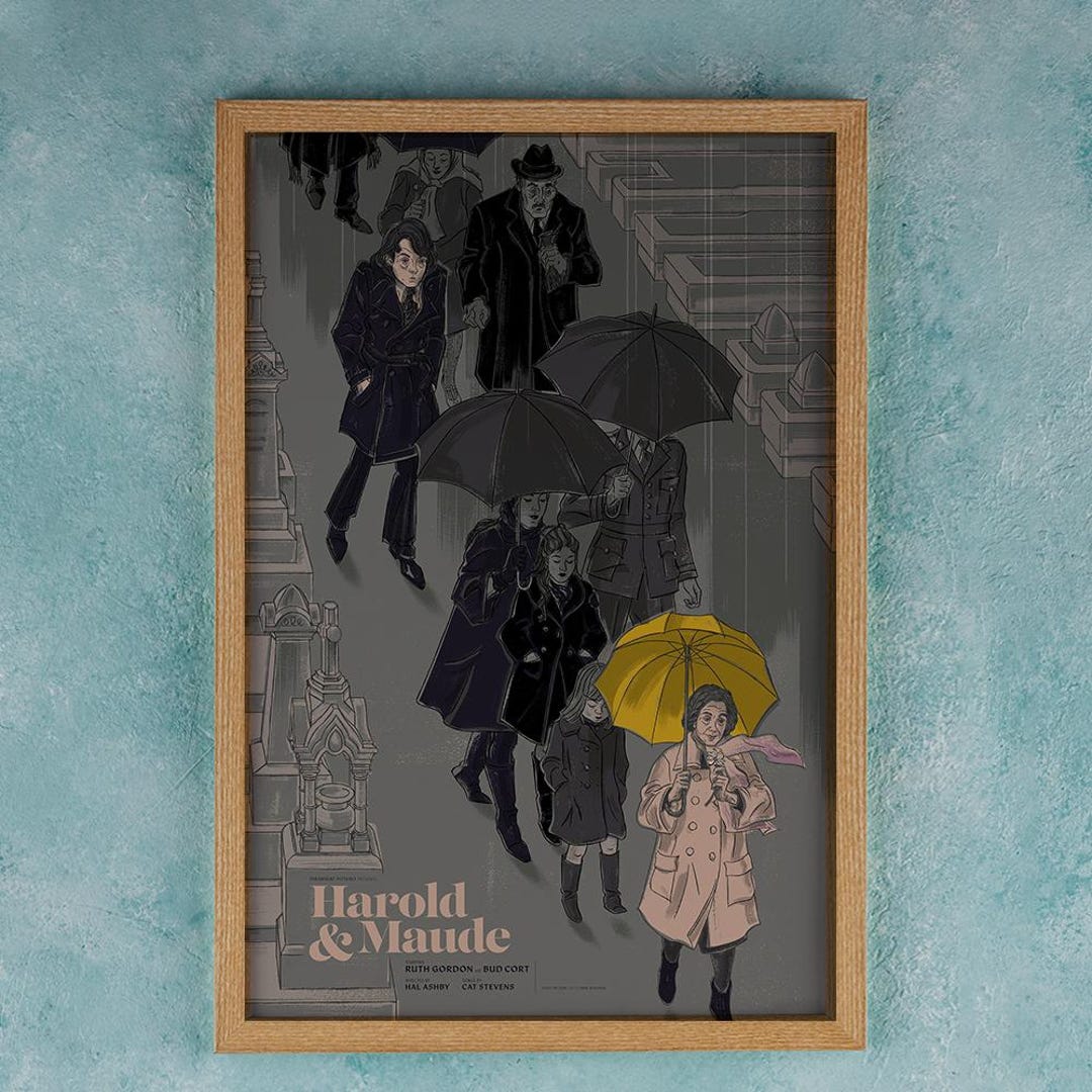 Harold and Maude Movie Poster Wall Art Decor Room Decor Film Poster ...