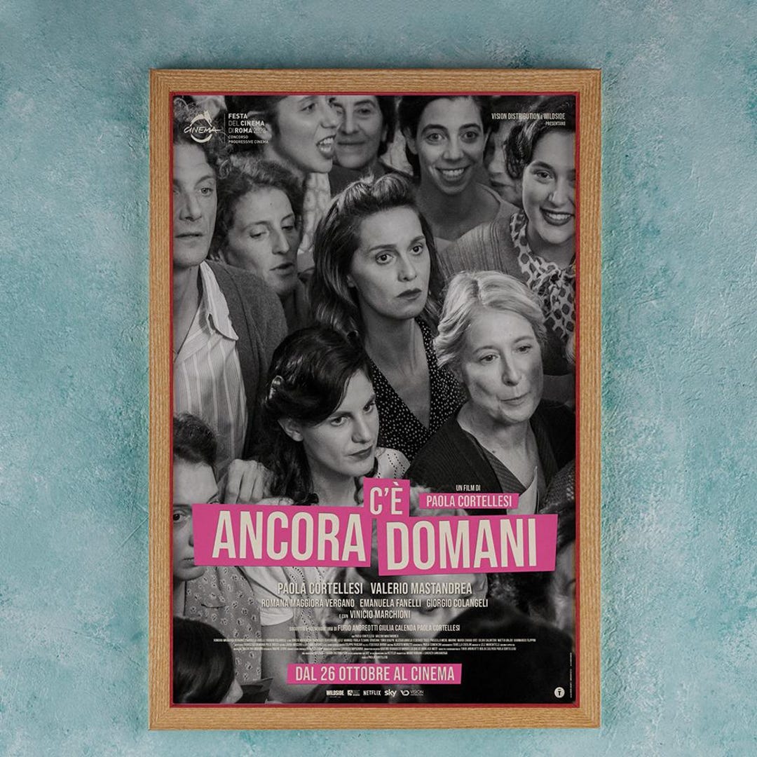 There's Still Tomorrow Movie Poster Wall Art Decor Rome Decor Film ...