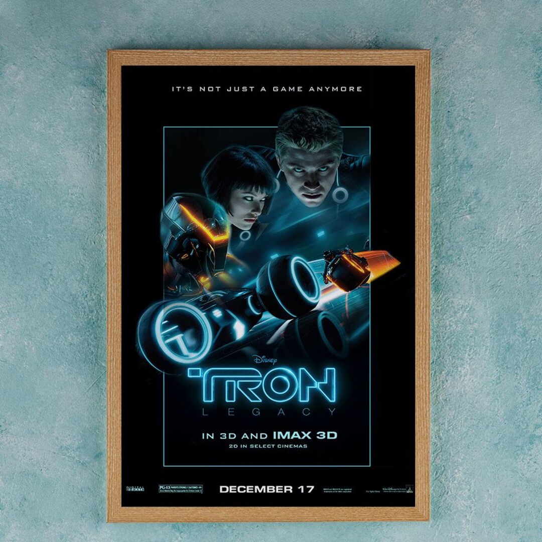 Tron Legacy Movie Poster Wall Art Decor Rome Decor Film Poster ...