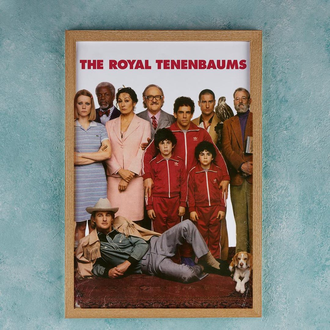 Royal Tenenbaums Movie Poster Wall Art Decor Room Decor Film Poster ...