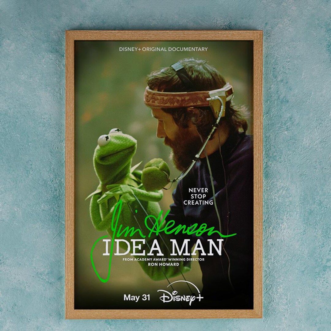 Jim Henson Idea Man 2024 Movie Poster Wall Art Decor Rome Decor Film ...
