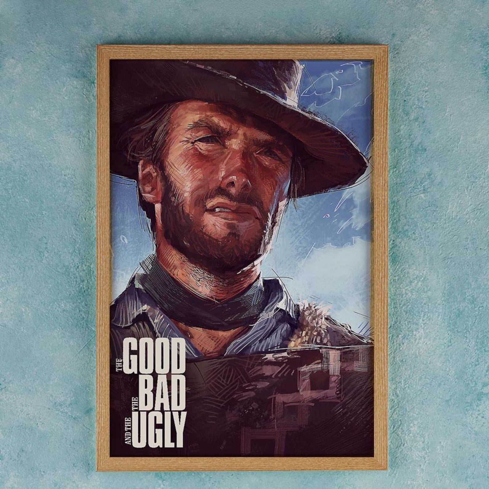 The Good the Bad and the Ugly 1966 Movie Poster Wall Art Decor Room ...