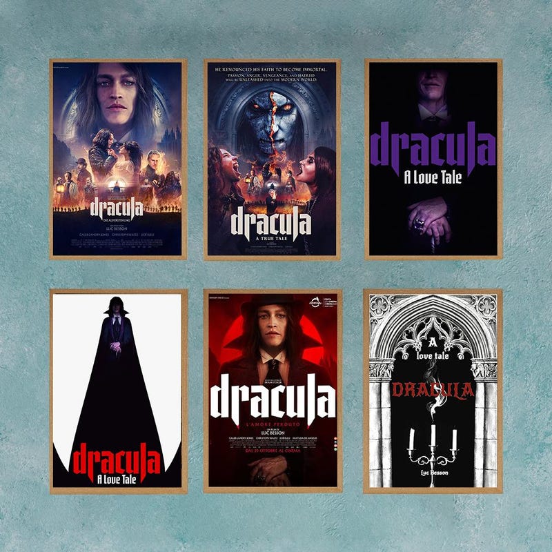 Dracula Movie Canvas Poster - Etsy UK