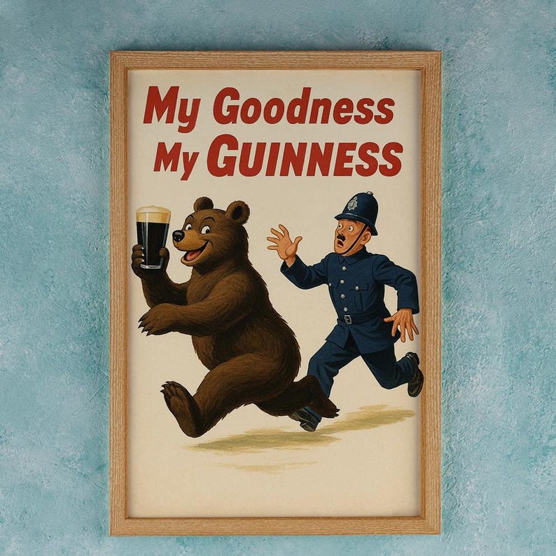 My Goodness My GUINNESS Art Poster Wall Decor Rome Decoration Posters ...