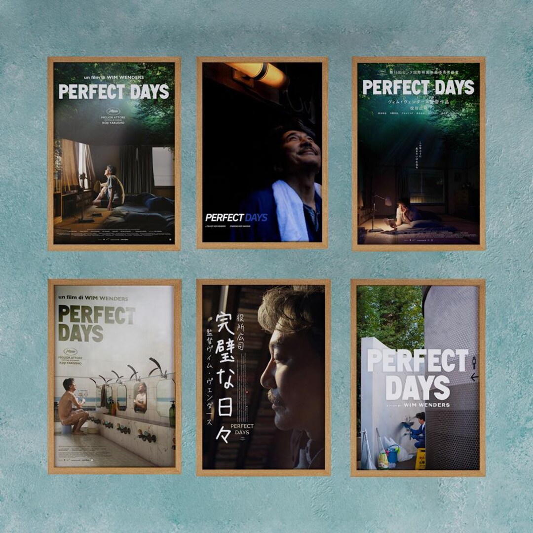Perfect Days 2023 Movie Poster Wall Art Decor Rome Decor Film Poster ...
