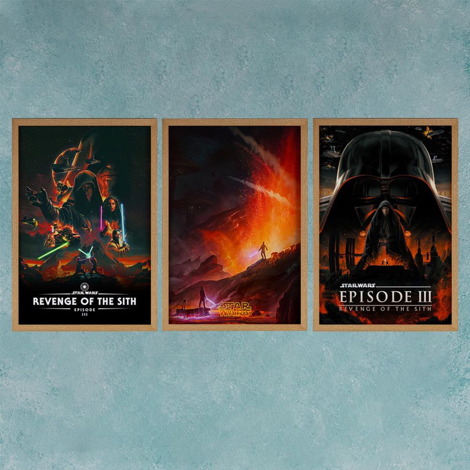 Revenge of the Sith 20th Anniversary Poster Wall Art Decor Room Decor ...