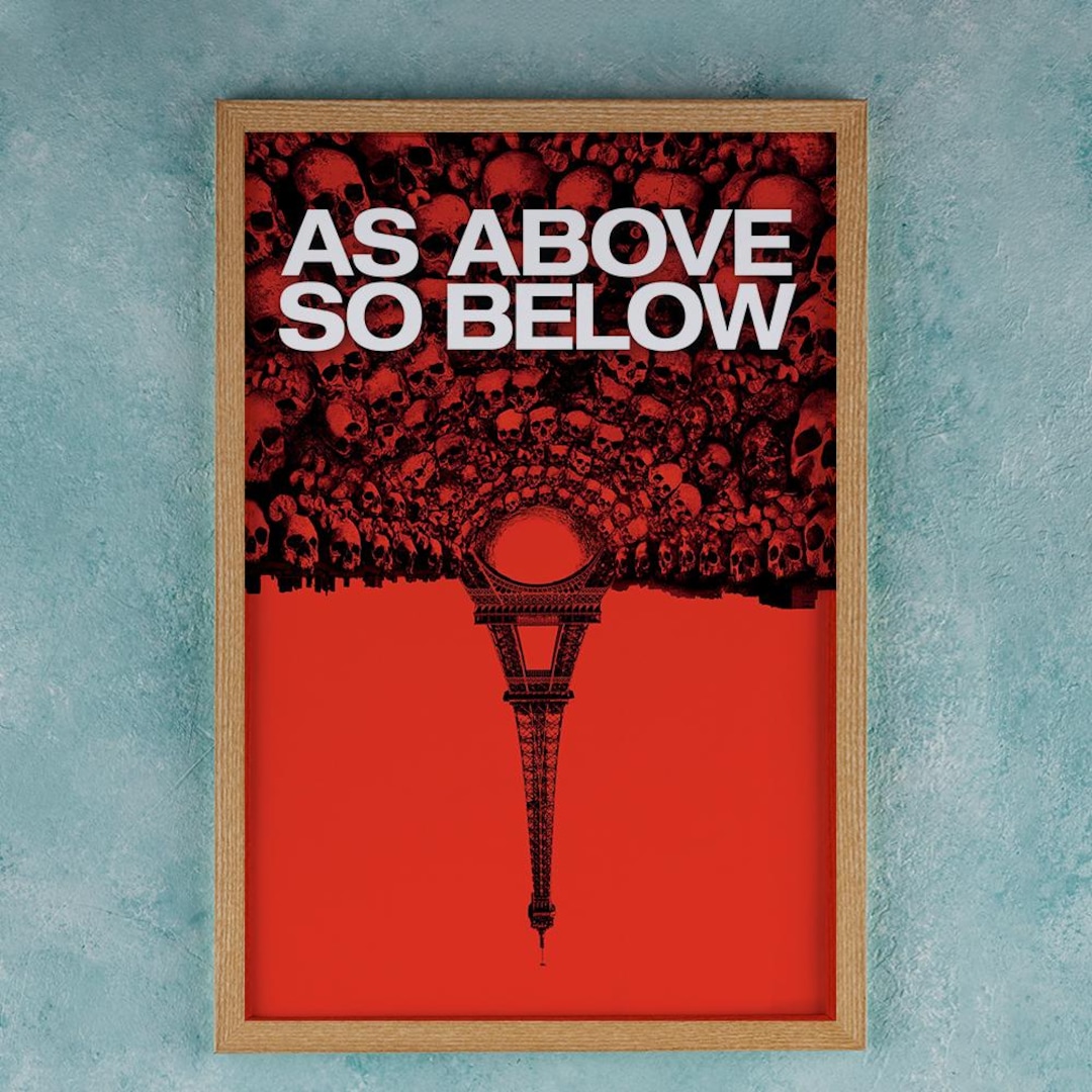 As Above, so Below Movie Poster Wall Art Decor Rome Decor Film Poster ...