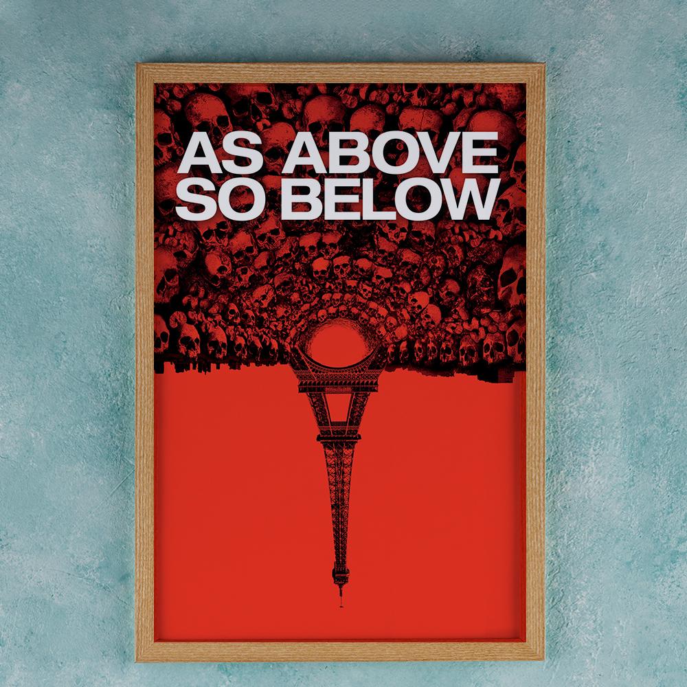 As Above, so Below Movie Poster Wall Art Decor Rome Decor Film Poster ...