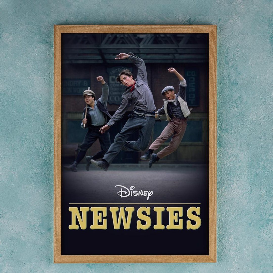 Newsies Musical Movie Poster Wall Art Decor Rome Decor Film Poster ...