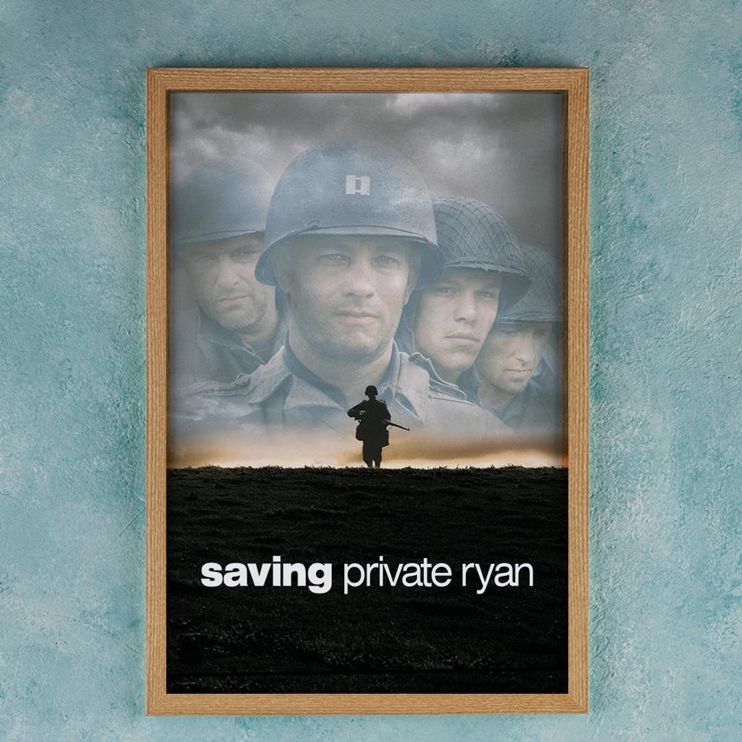 Saving Private Ryan 1998 Movie Poster Wall Art Decor Rome Decor Film ...