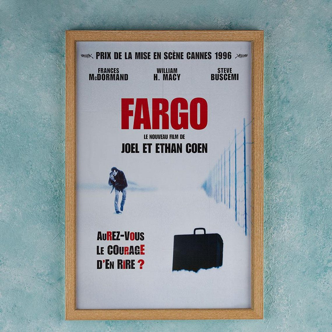 Fargo 1996 Movie Poster Wall Art Decor Rome Decor Film Poster ...