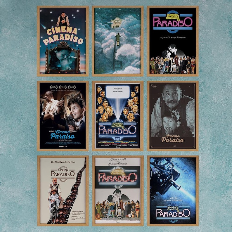 Cinema Paradiso Movie Poster Wall Art Decor Room Decor Film Poster ...