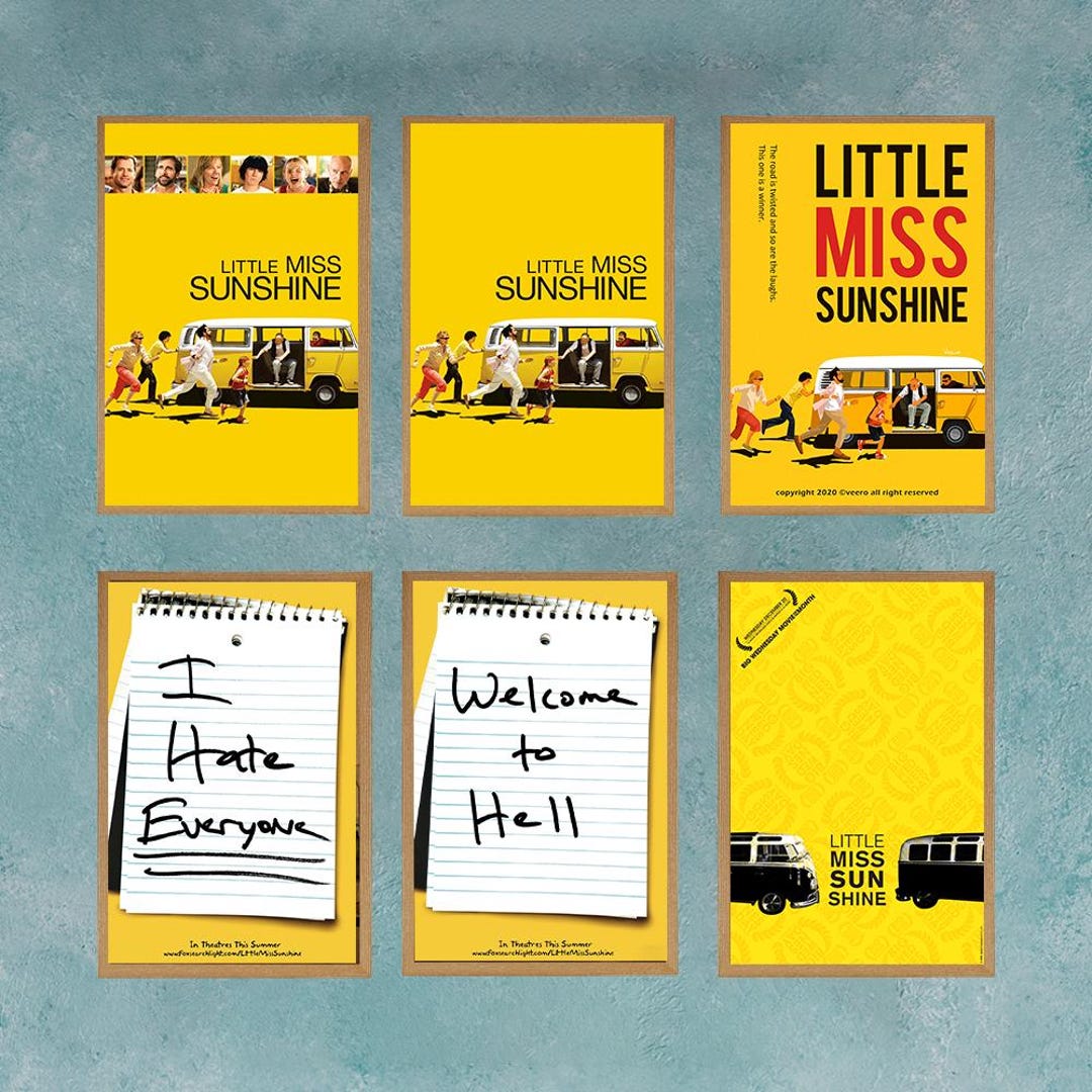 Little Miss Sunshine Movie Poster Wall Art Decor Rome Decoration Film ...