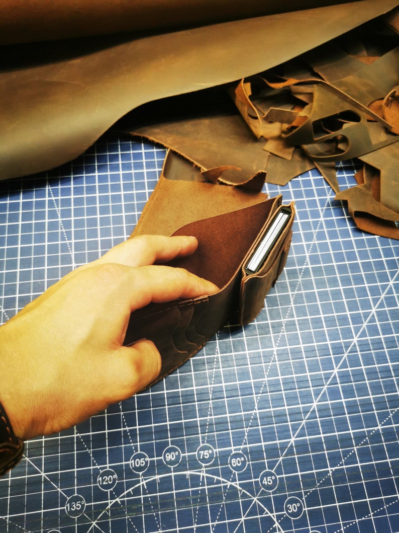 PDF Pattern for Modern Men Bifold Wallet With Pop up Rfid Card Holder ...
