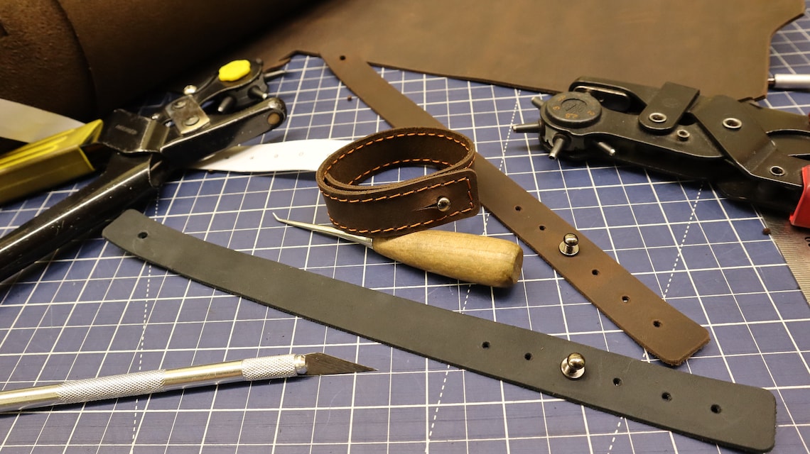 Leather Bracelet PDF Pattern Template for Beginners Make Easy Download ...