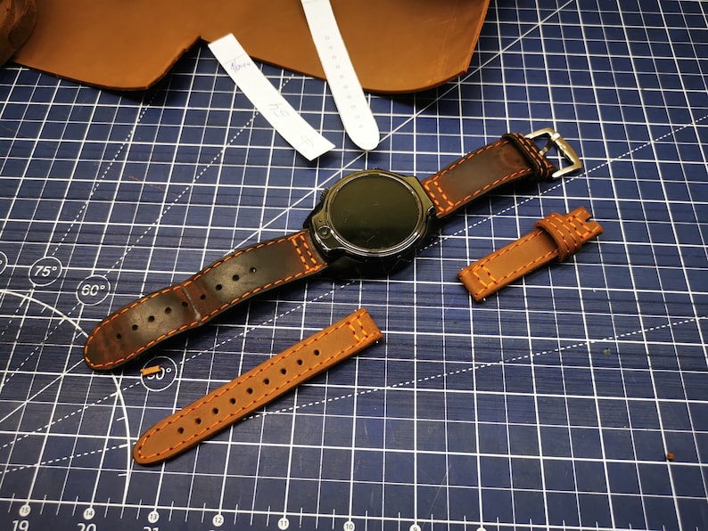 5 in 1 Bundle Leather PDF SVG Watch Strap Patterns Templates Download ...