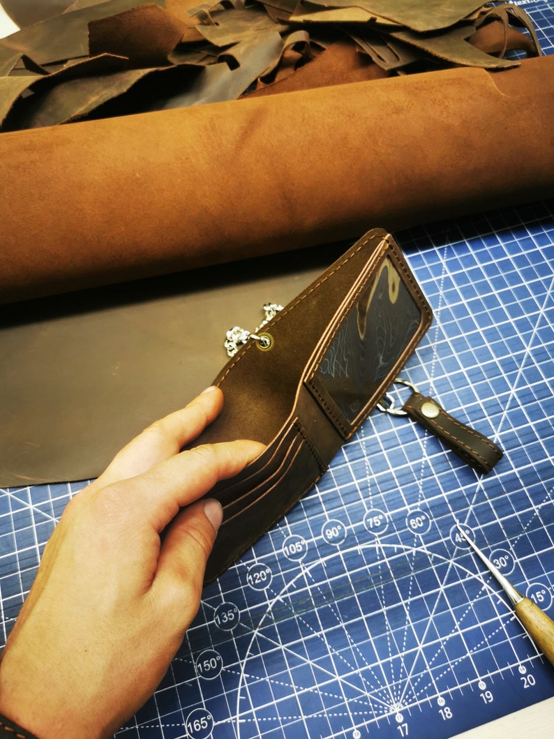 PDF Pattern 6 Variations - Best Men Bifold Wallet With Coin Pouch - How ...