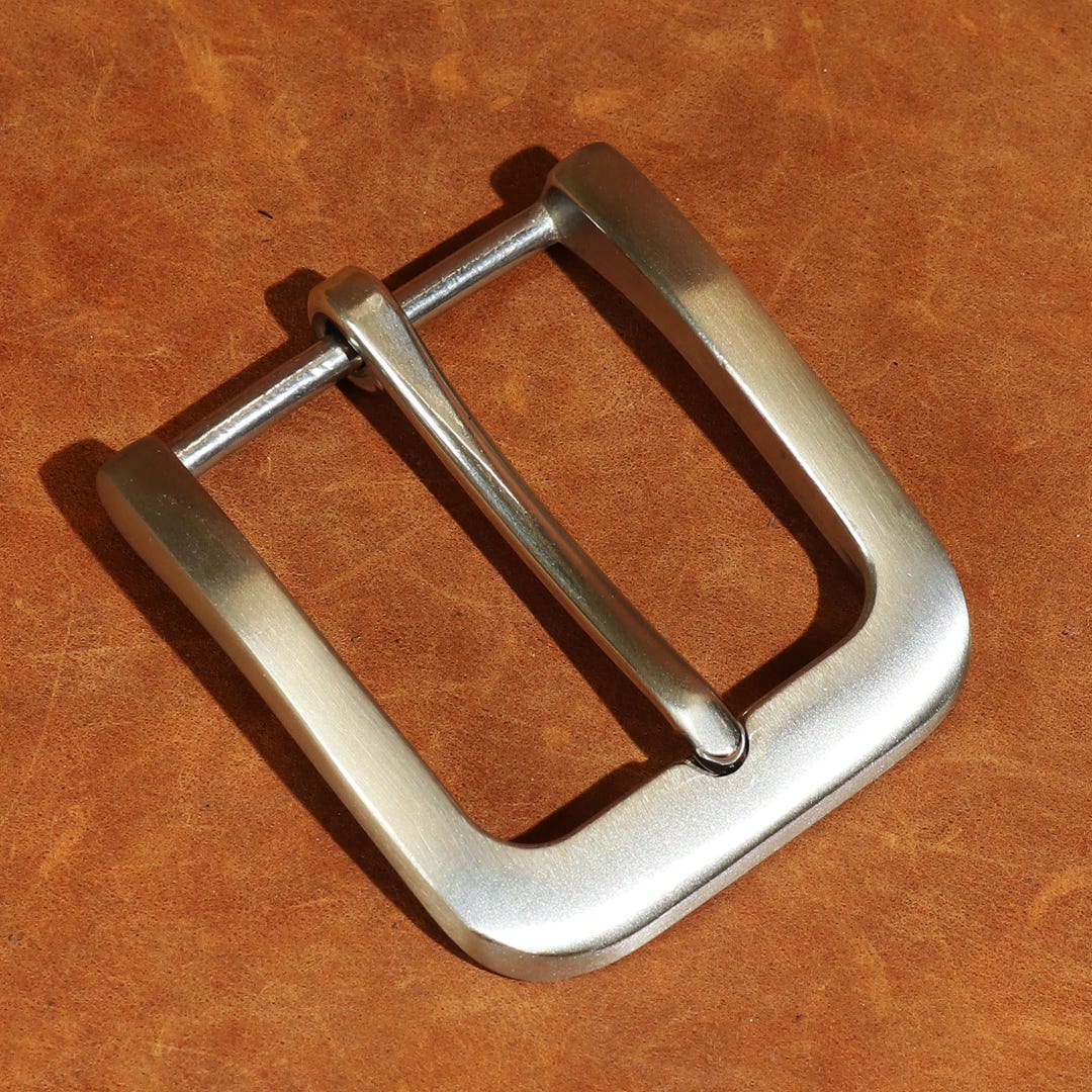 40mm DIY Belt Buckle - Belt Stainless Steel Pin Buckle 40 Mm Brushed ...