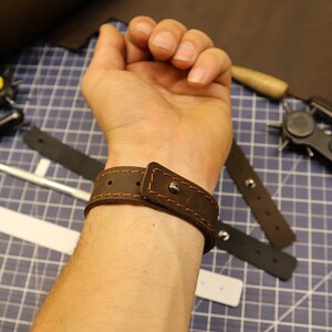 Leather Bracelet PDF Pattern Template for Beginners Make Easy Download ...