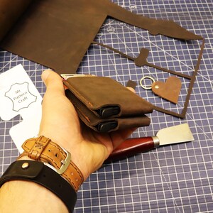 PDF Pattern for Minimalist Card Holder Wallet With Money Clip Cash ...