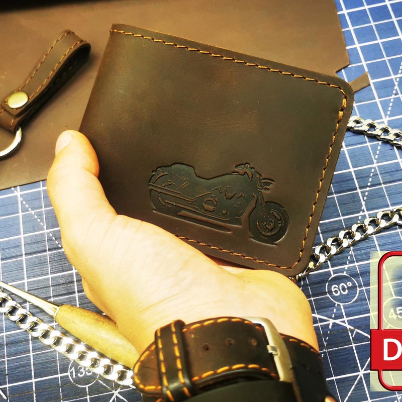 Biker Wallet Pattern - Etsy