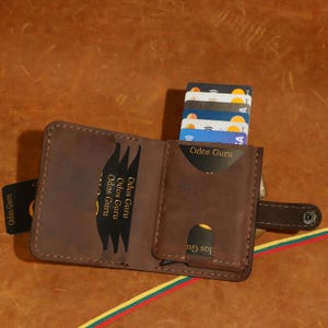 PDF Pattern for Modern Men Bifold Wallet With Pop up Rfid Card Holder ...