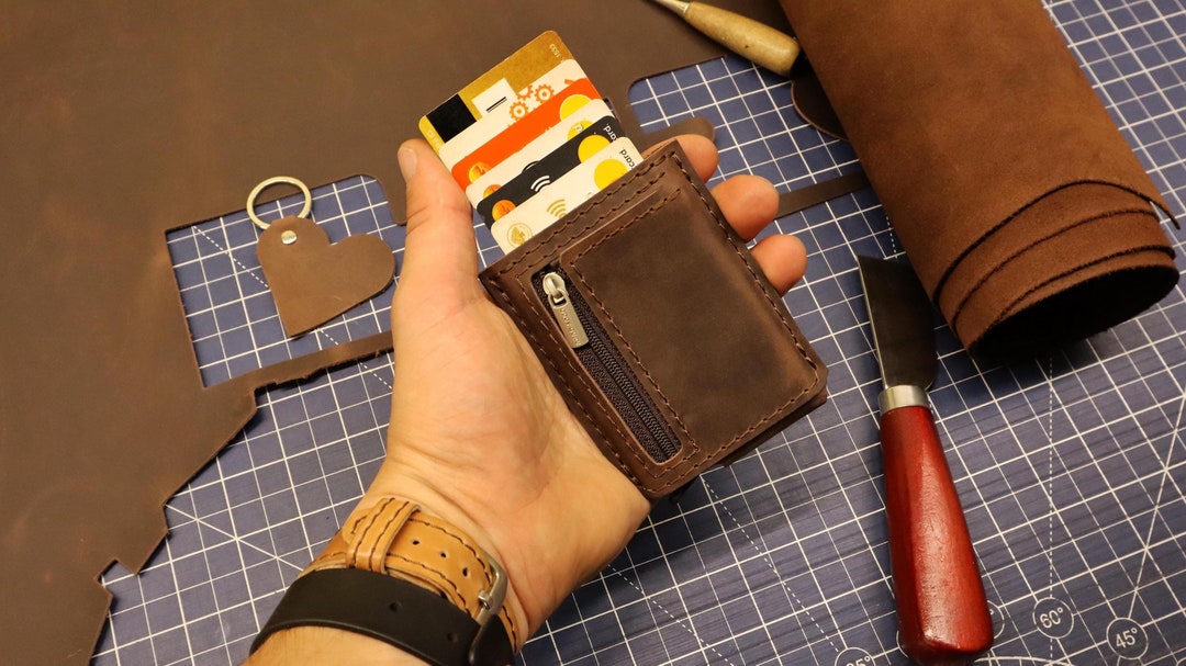 PDF Pattern for Minimalist Card Holder Wallet With Pop up RFID Card ...