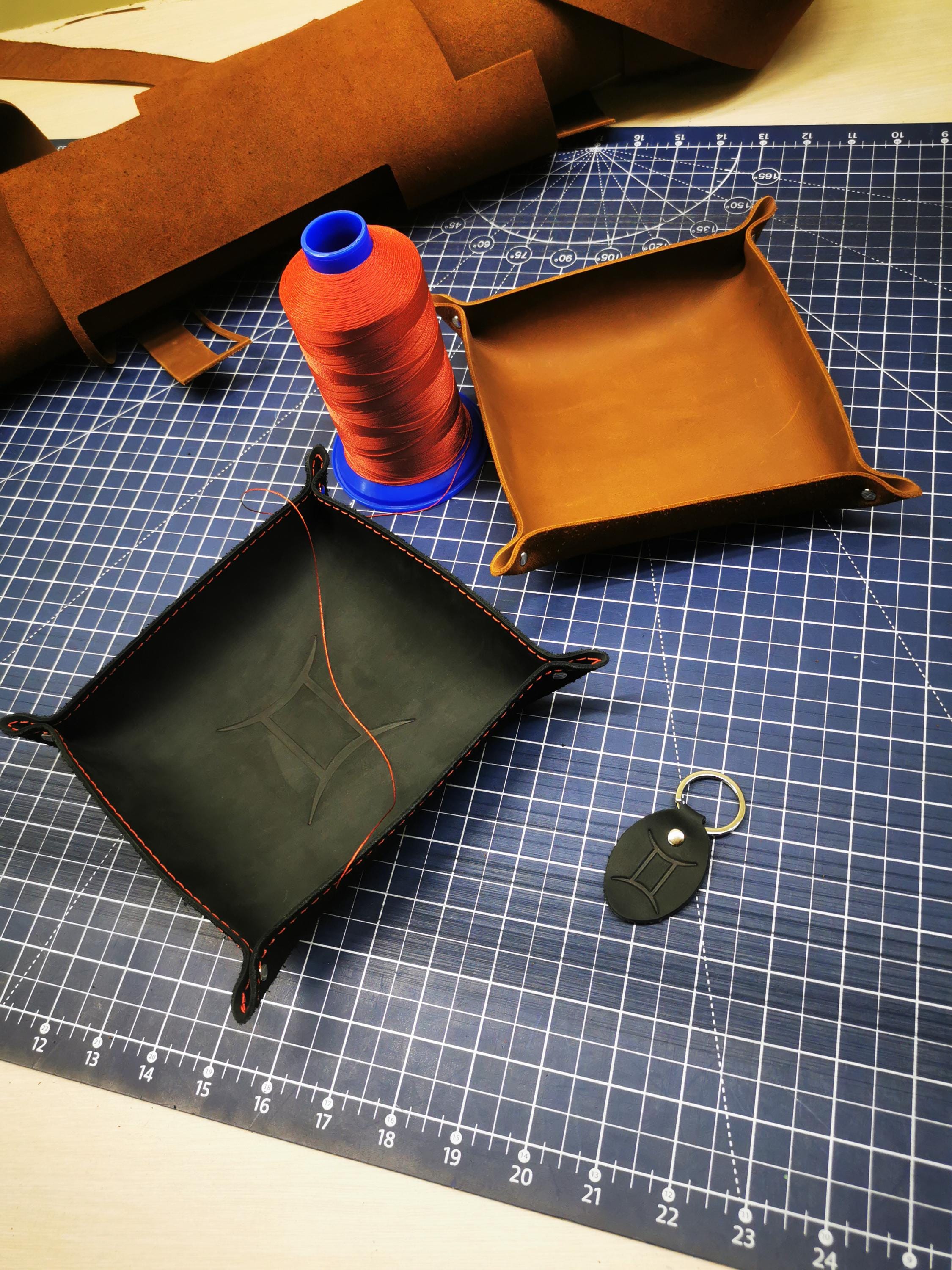 PDF Patten Template for Valet Tray Making 2 Size + With 4mm Stitching ...